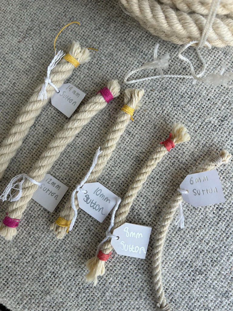 Handcrafted Sutton Natural Rope - 100% British Wool Excellence ...