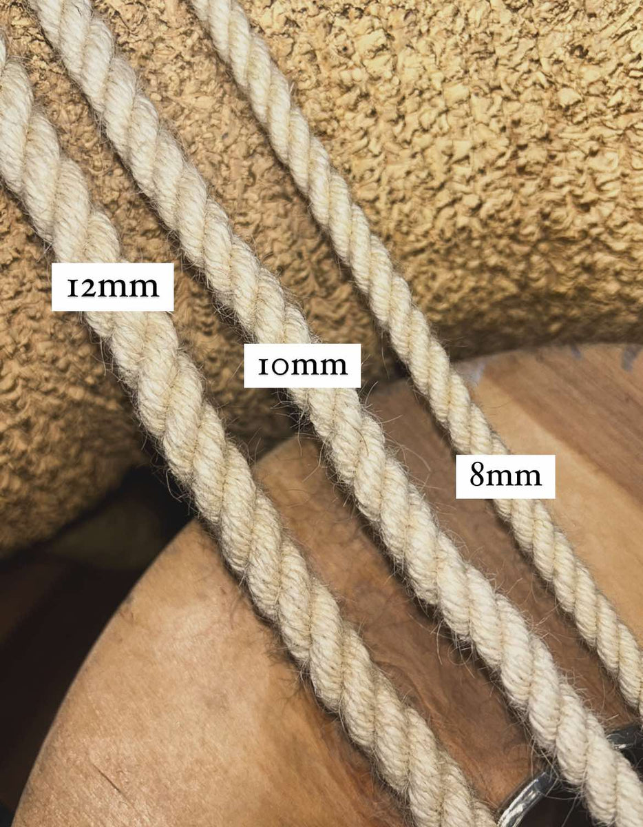 Luxurious 100% British Wool Dog Leads - 3 Ply 10mm Sutton Rope ...