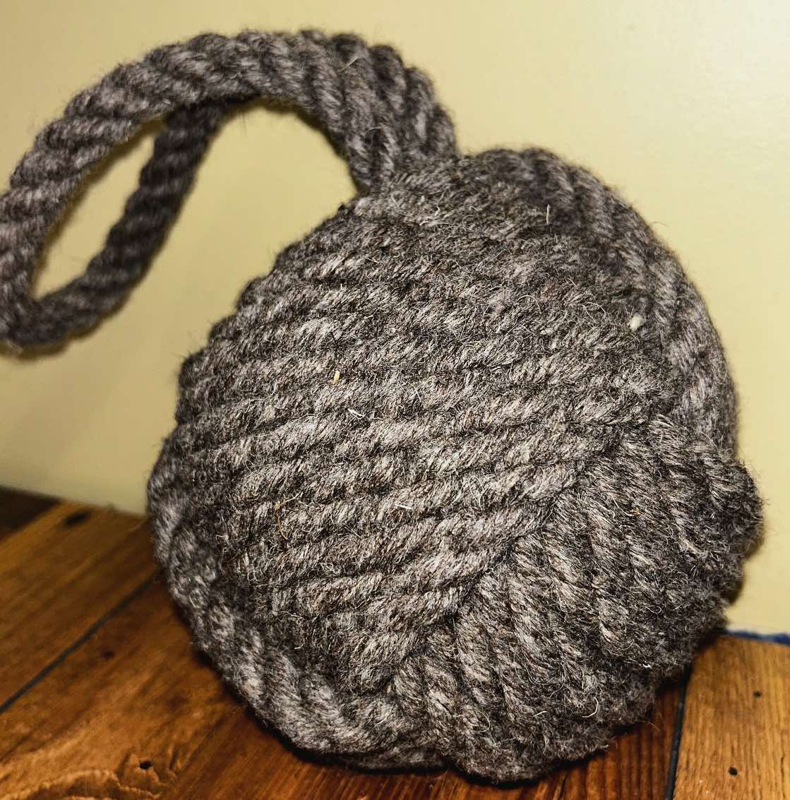 Luxury Monkey Fist Doorstops - Handcrafted 100% Pure British Wool ...