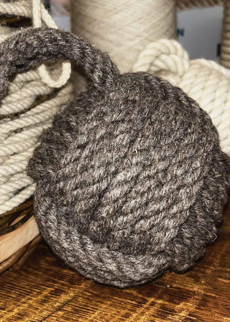 Luxury Monkey Fist Doorstops - Handcrafted 100% Pure British Wool ...