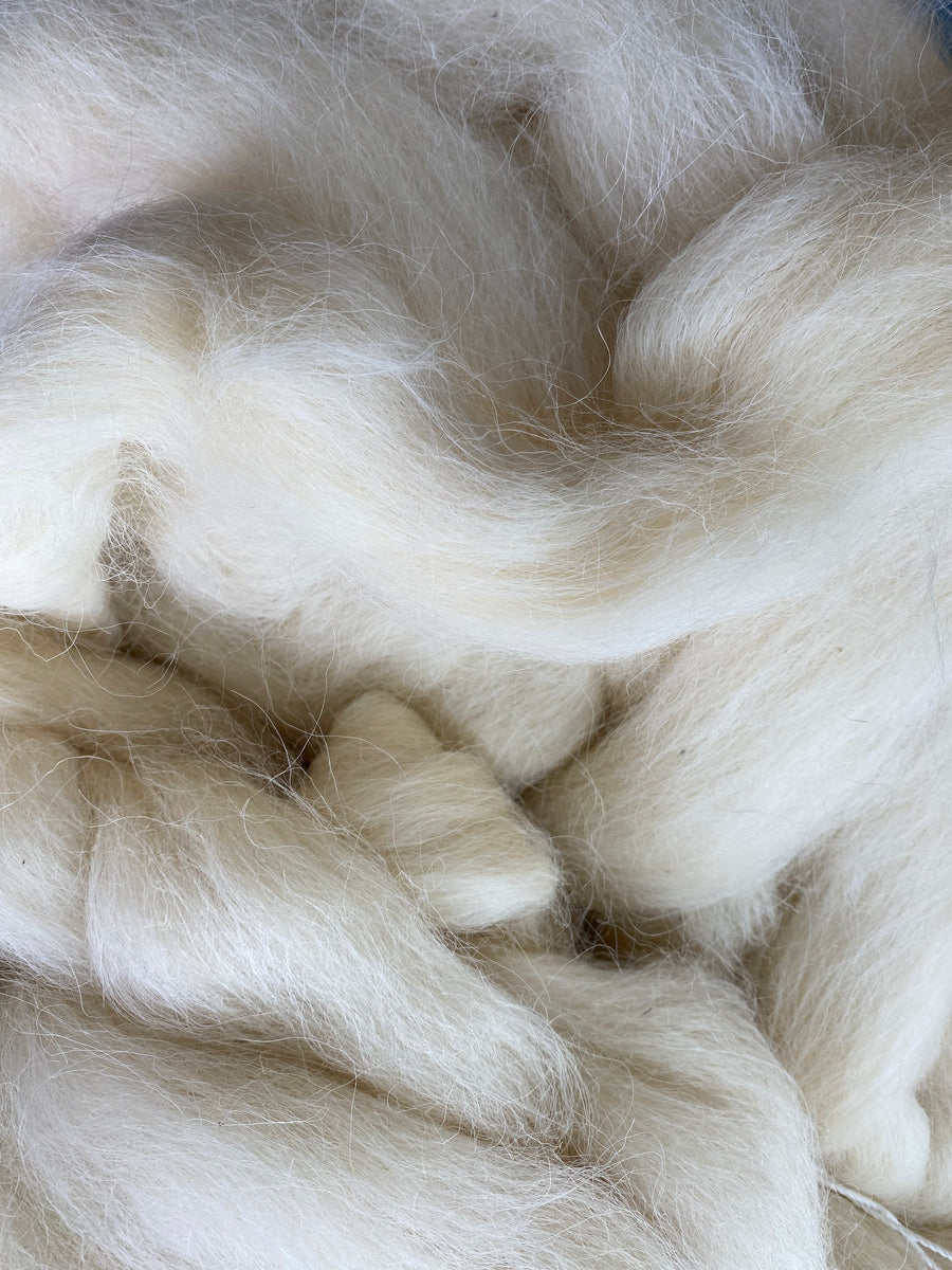 Sustainable Rope: Premium British Wool Top for Carding & Spinning